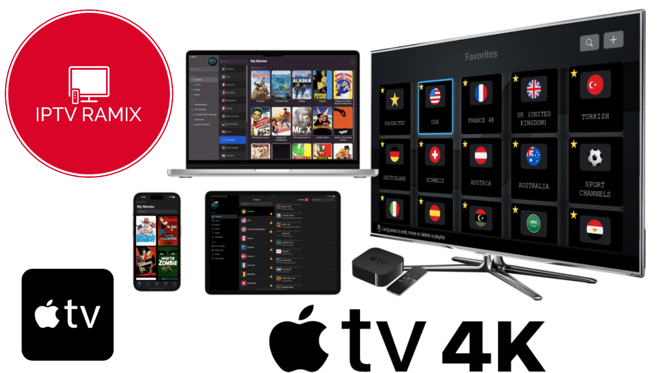Best IPTV For Apple TV 4K , iPhone, iPad and Macbook in 2025 - Ramix IPTV 4K - Buy Cheap IPTV ...
